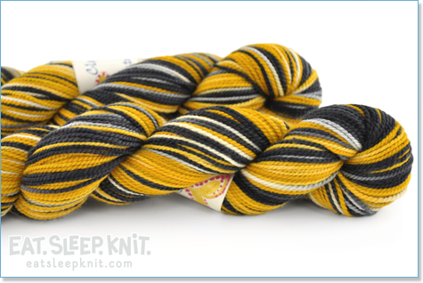 Claudia Handpainted Yarn - Addiction at Eat.Sleep.Knit